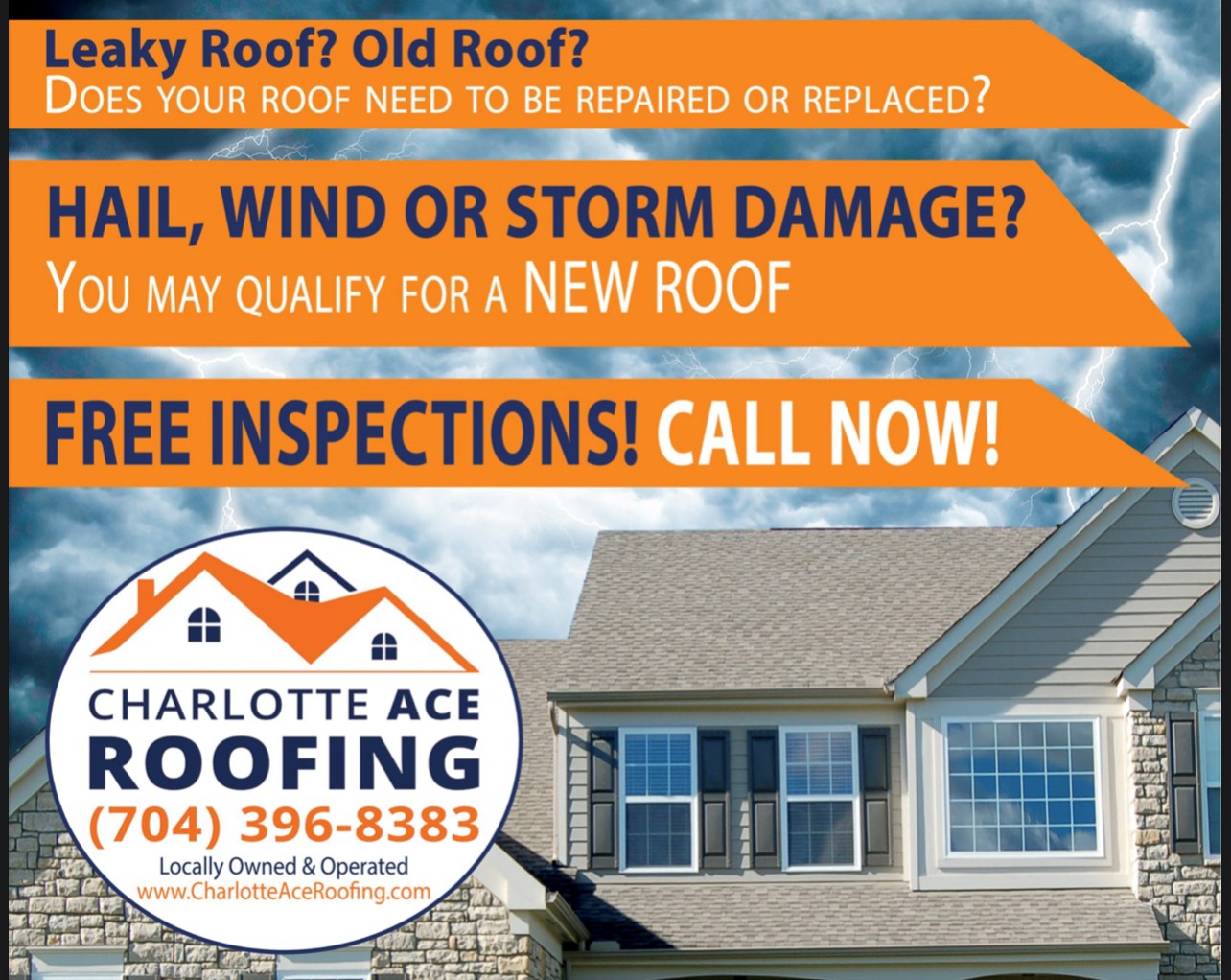 HOW TO SPOT HAIL DAMAGE TO YOUR ROOF | Charlotte Ace Roofing: Roofing ...