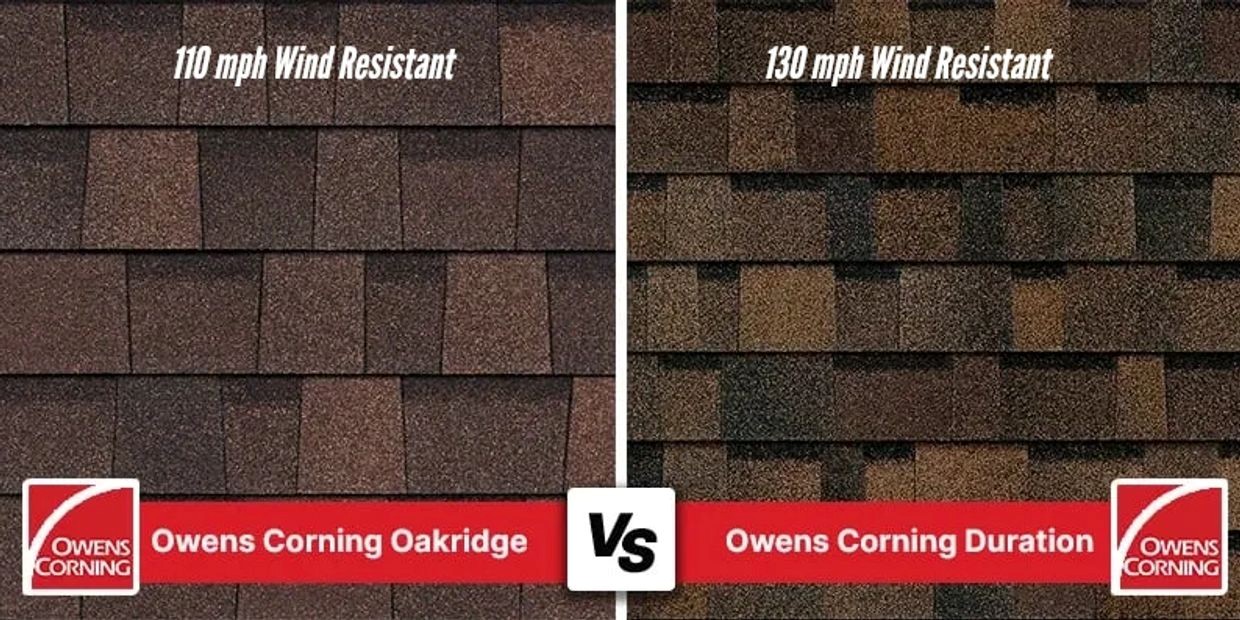 Owens Corning Oakridge vs. Duration: Which Shingle is Best? | Charlotte ...